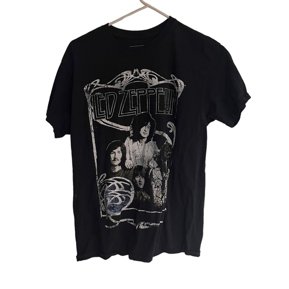 led zeppelin | Shirts | Led Zeppelin The Band Mens Black Crew Neck ...